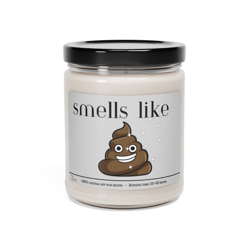 Smells Like Candle, Poop Emoji, Gag Gift, Natural Candle, Funny Poop ...