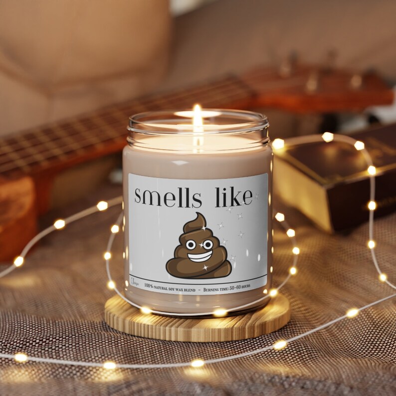 Smells Like Candle, Poop Emoji, Gag Gift, Natural Candle, Funny Poop ...