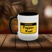 Yapper Fuel Warning Sign Coffee Mug, Funny Sarcastic Cup, Gag Gift ...