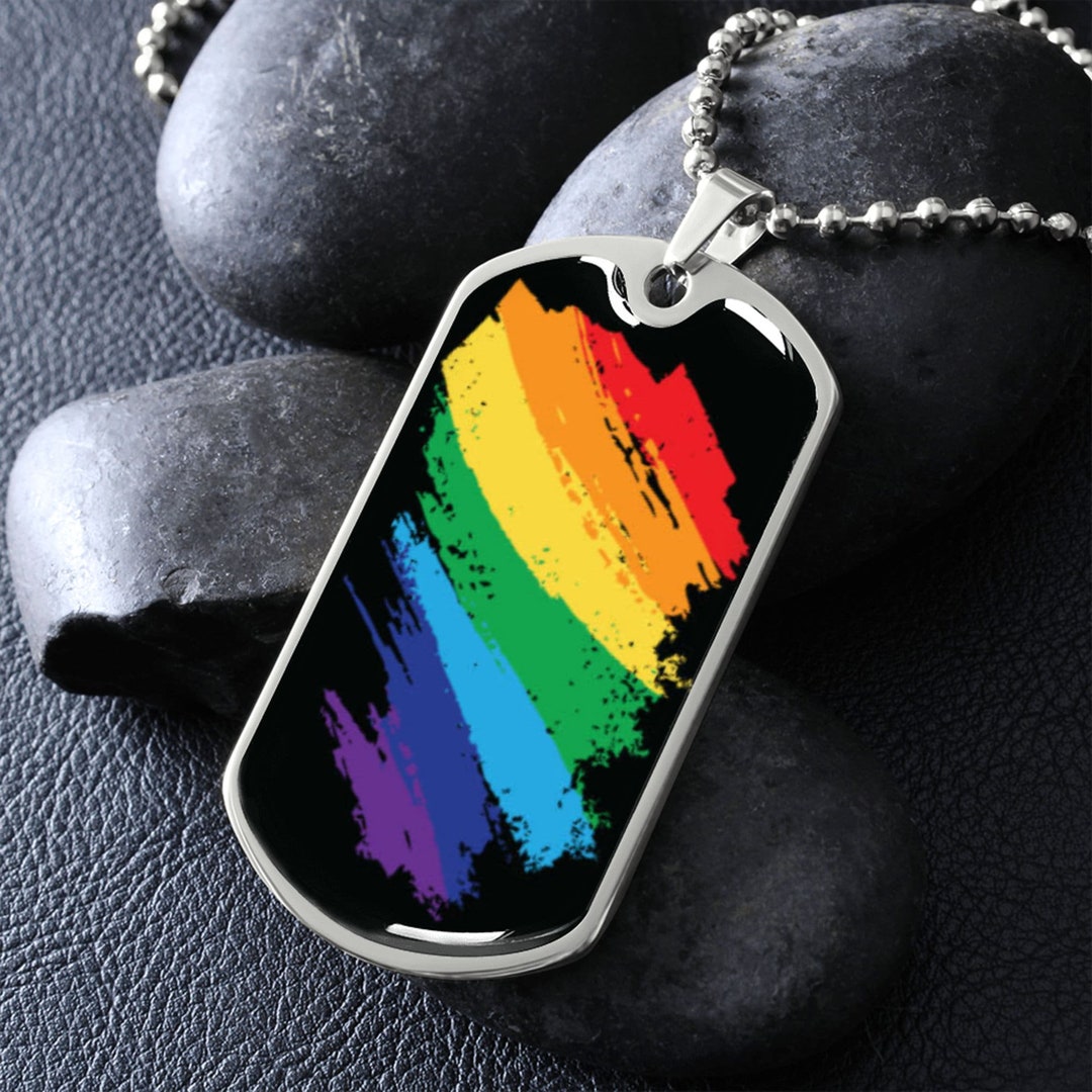 LGBTQ Fashion Pride Pendant, Gift for Him and Her, Lgbtq Jewelry - Etsy
