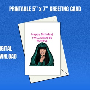 Happy Birthday Card Traitors - Etsy