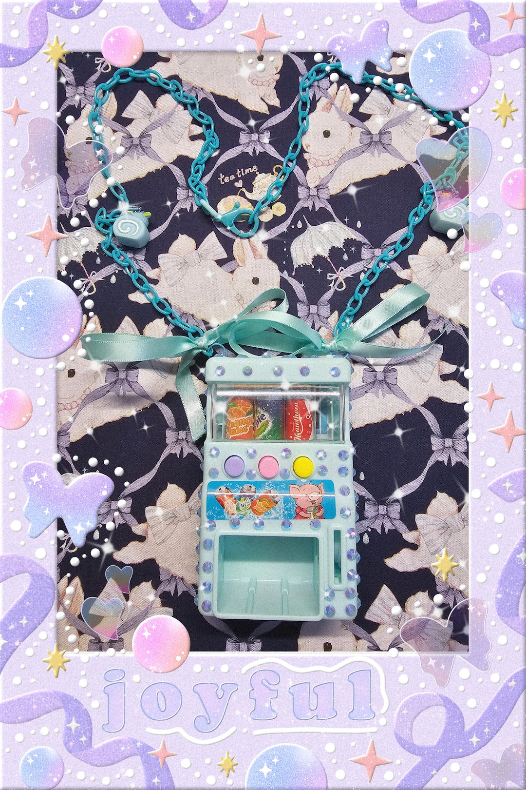 Sparkle Kawaii Vending Machine Necklace - Etsy