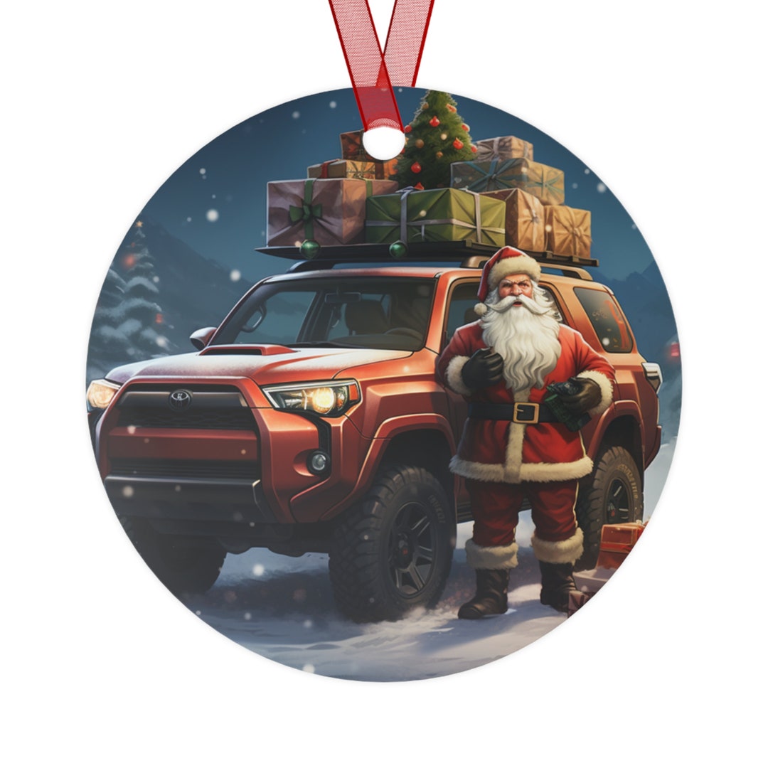 Jolly Off-road Festivity: Santas 4runner Adventure Metal Christmas ...