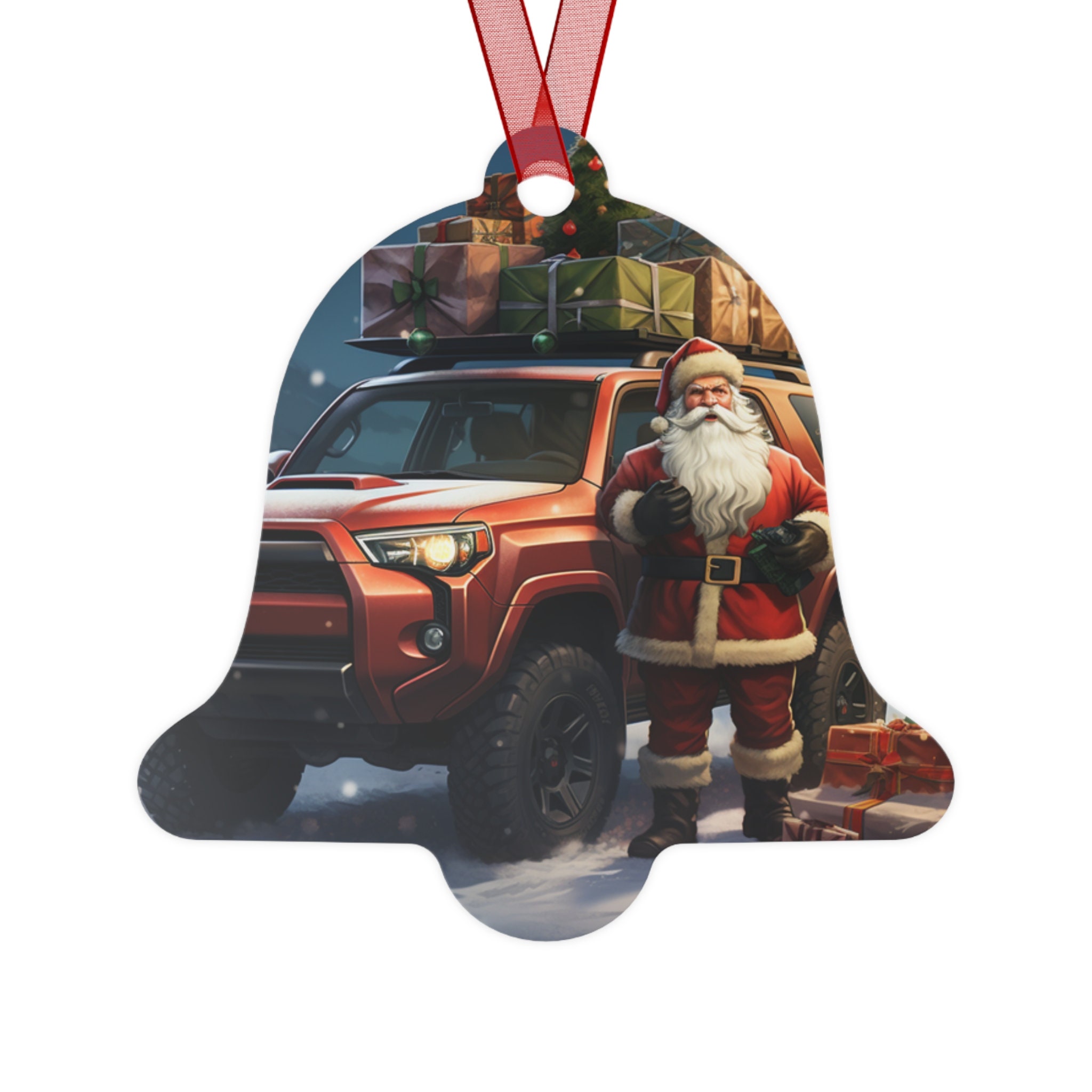 Jolly Off-road Festivity: Santas 4runner Adventure Metal Christmas ...