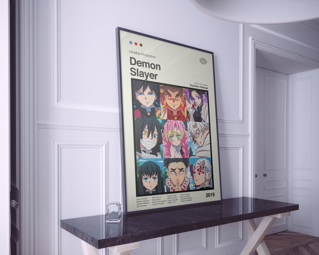 Demon Slayer Poster Demon Slayer Print Anime Poster Anime Manga Art ...