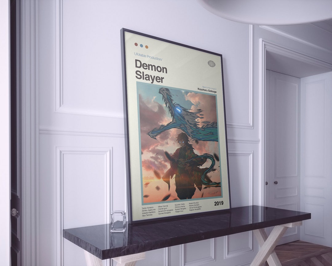 Demon Slayer Poster Demon Slayer Print Anime Poster Anime Manga Art ...
