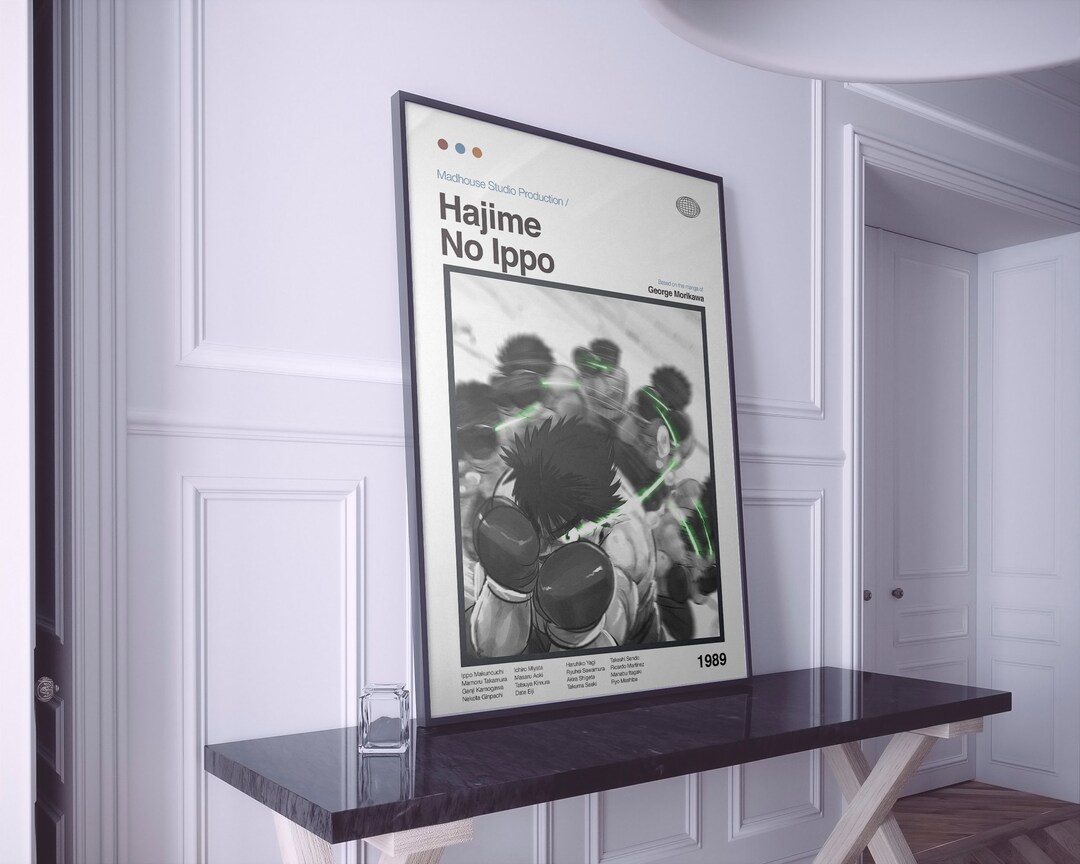 Hajime No Ippo Poster Hajime No Ippo Print Anime Manga Poster Film Art ...