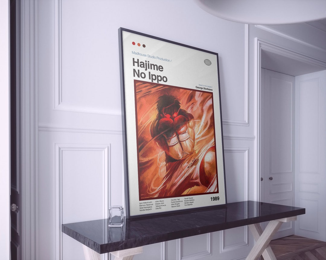 Hajime No Ippo Poster Hajime No Ippo Print Anime Manga Poster Film Art ...