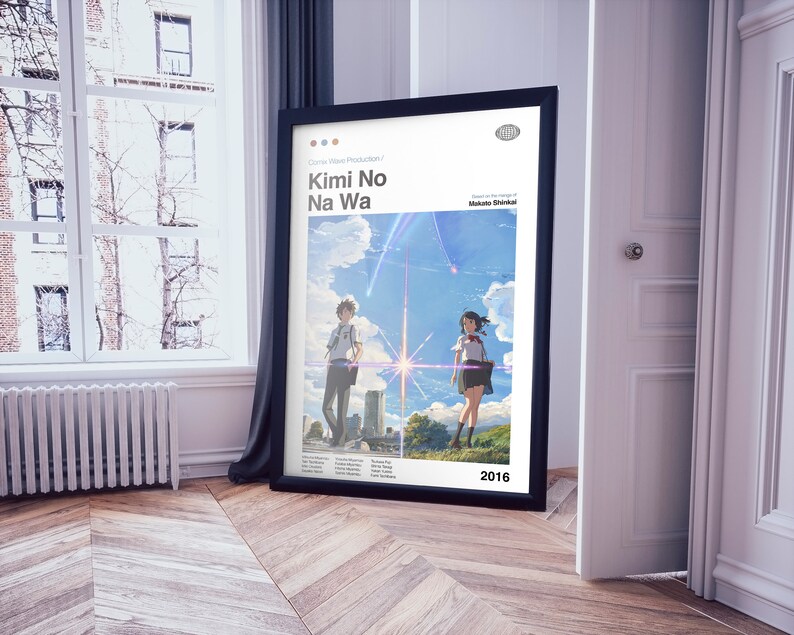 Your Name Poster Kimi No Na Wa Print Anime Manga Poster Film Art Print ...