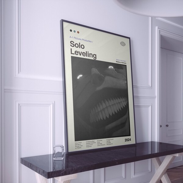 Anime Poster Solo Leveling - Etsy UK