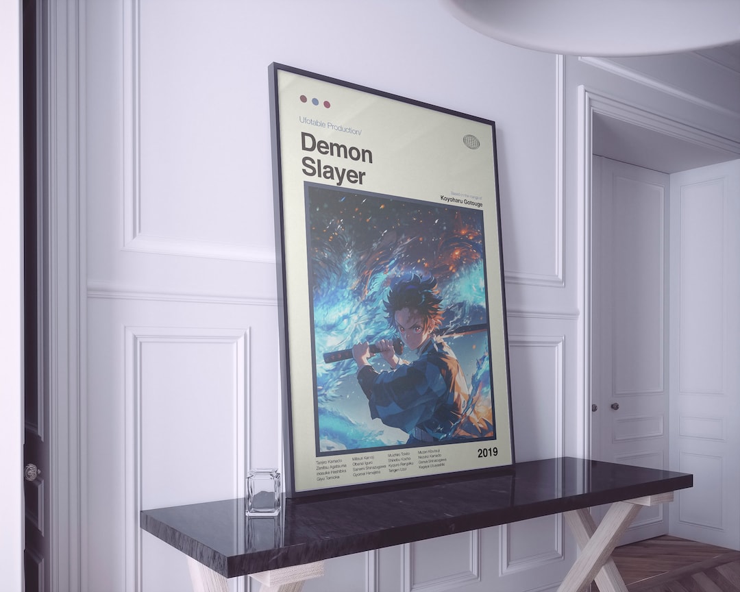 Demon Slayer Poster Demon Slayer Print Anime Poster Anime Manga Art ...