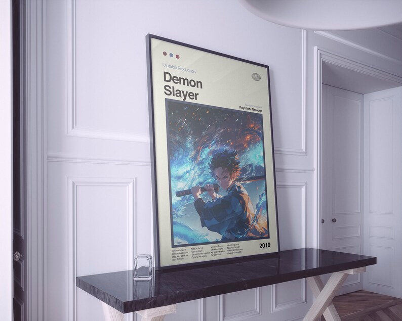 Demon Slayer Poster Demon Slayer Print Anime Poster Anime Manga Art ...