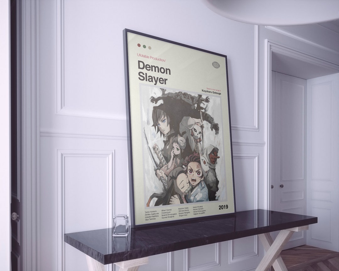 Demon Slayer Poster Demon Slayer Print Anime Poster Anime Manga Art ...