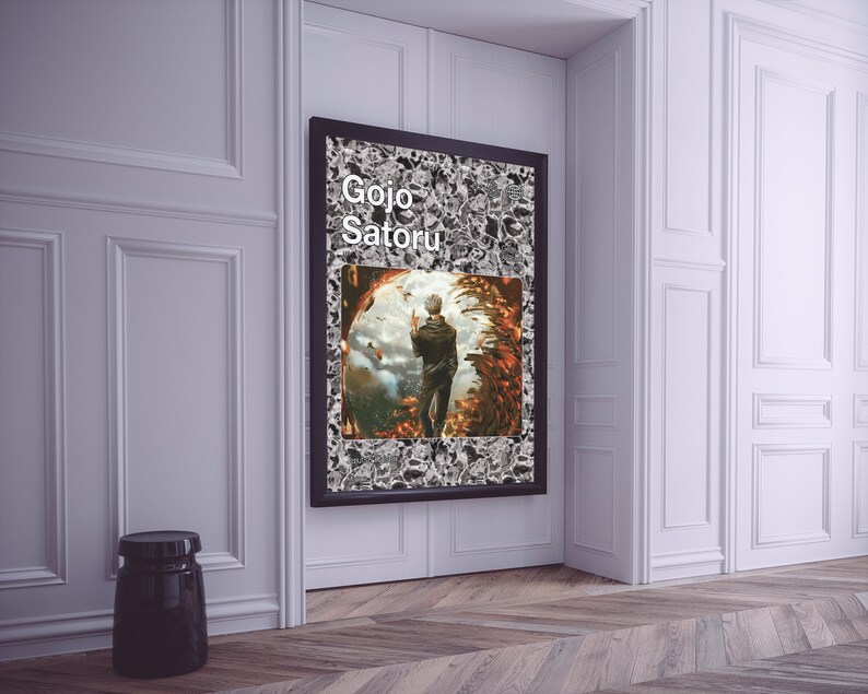 Anime Manga Poster Gojo Print Film Poster Vintage Retro Art Print ...