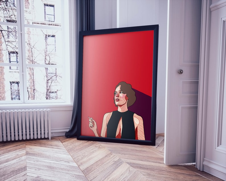 Fleabag Poster Fleabag Print TV Series Poster Vintage Retro Art Print ...