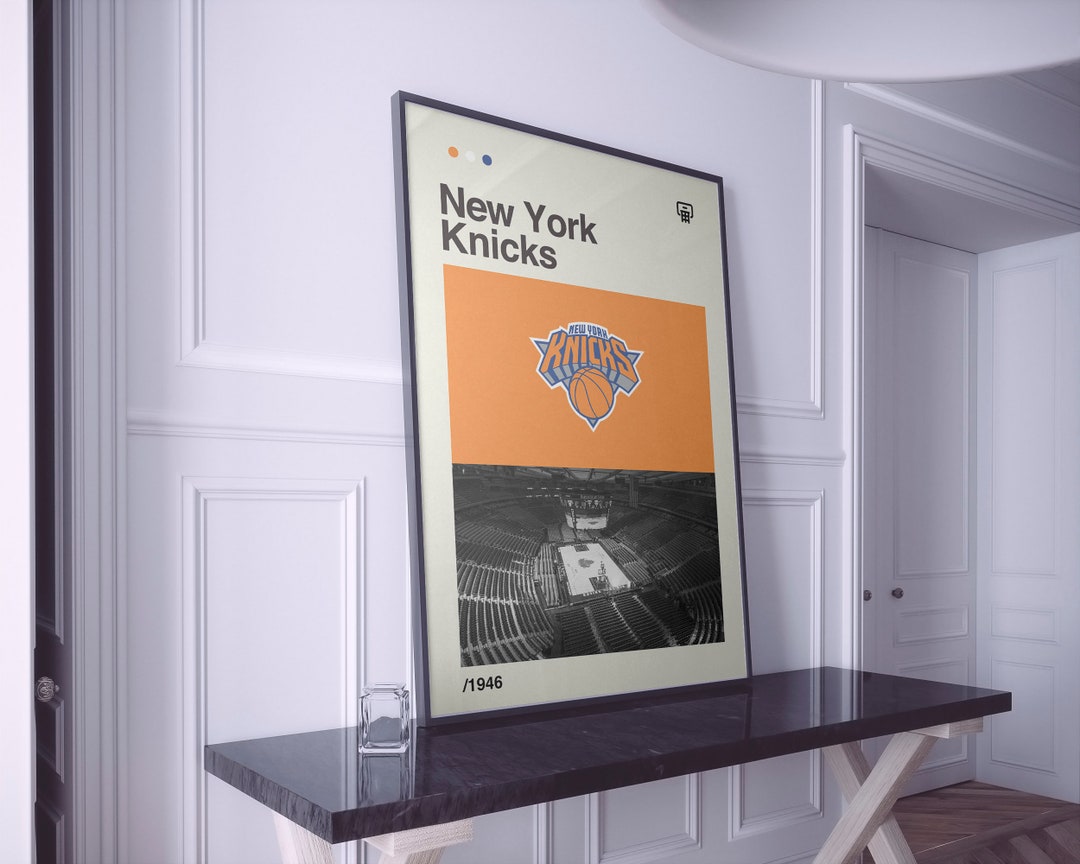New York Knicks Stadium Poster Madison Square Garden Stadium Print ...