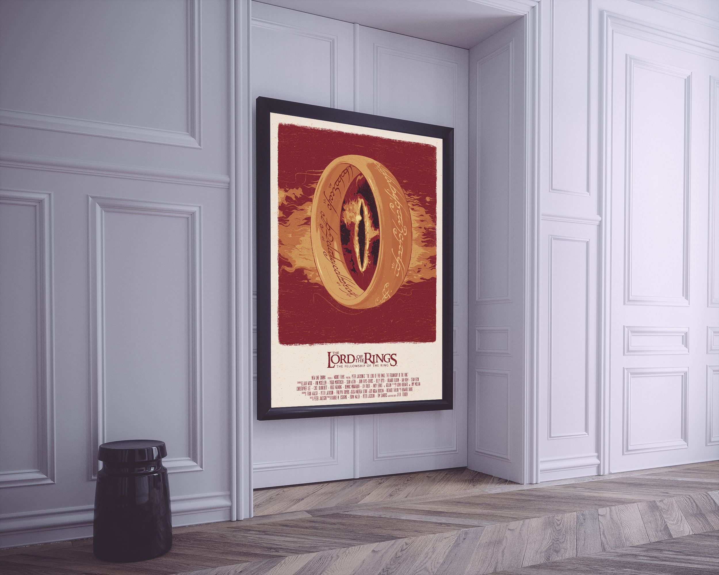 The Lord of the Rings Poster LOTR Print Film Poster Vintage Retro Art ...