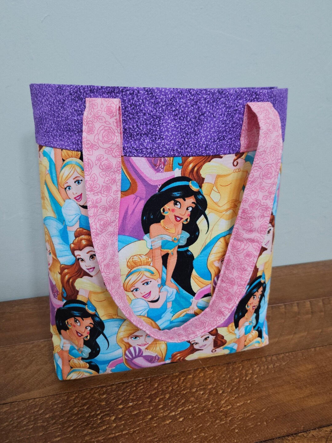 Tote Bag Handmade, Disney Princess Inspired Cotton Material, Kids ...