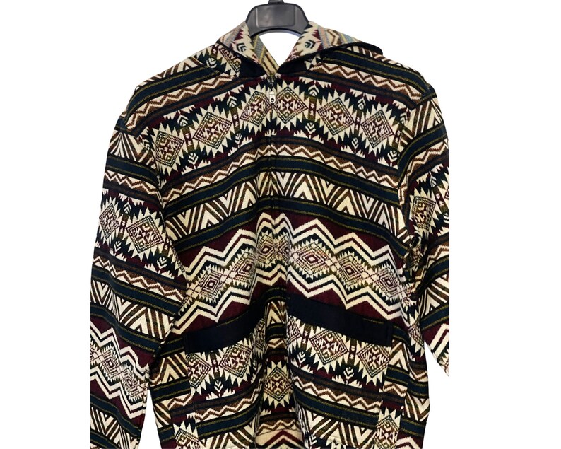 Native American Design Unisex Adult Hooded Plush Zip-up Jacket - Etsy