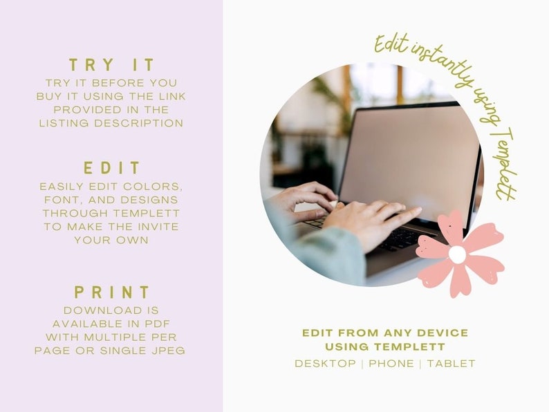 Editable Bubbles Birthday Invitation Instant Download Pastel Bubbles ...