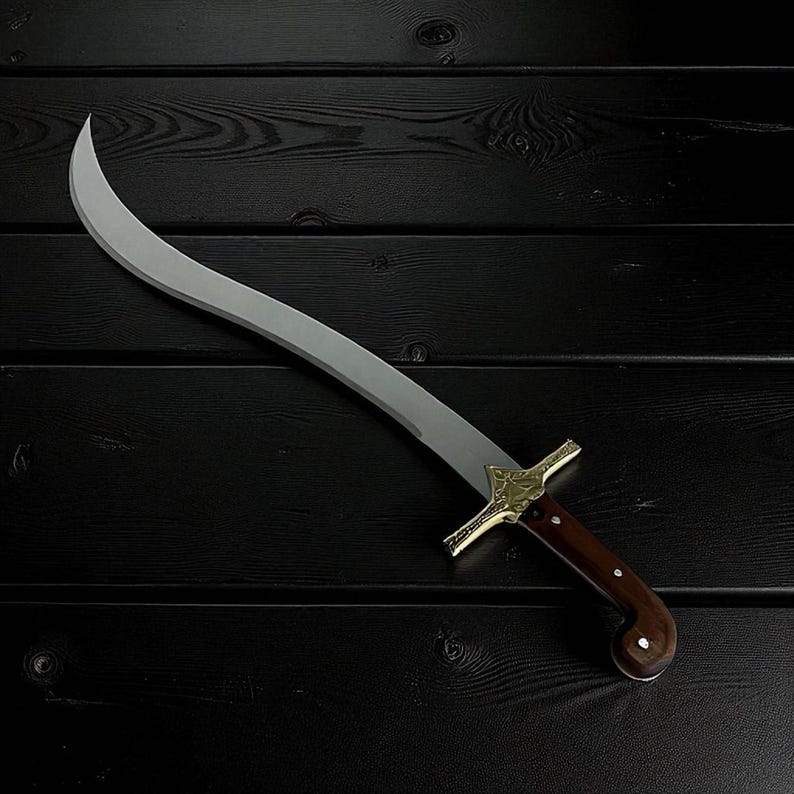 Laz Yataghan Sword – Handmade Turkish Curved Steel Sword - Etsy
