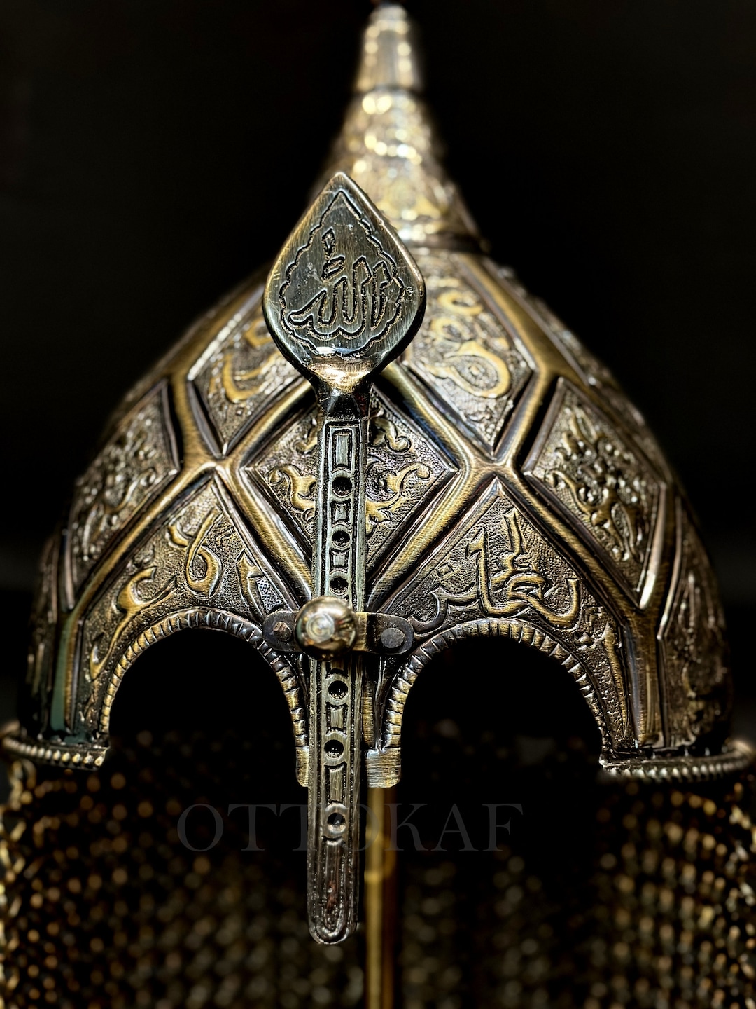Traditionally Handmade Ottoman Helmet Traditional Battle Helmet ...