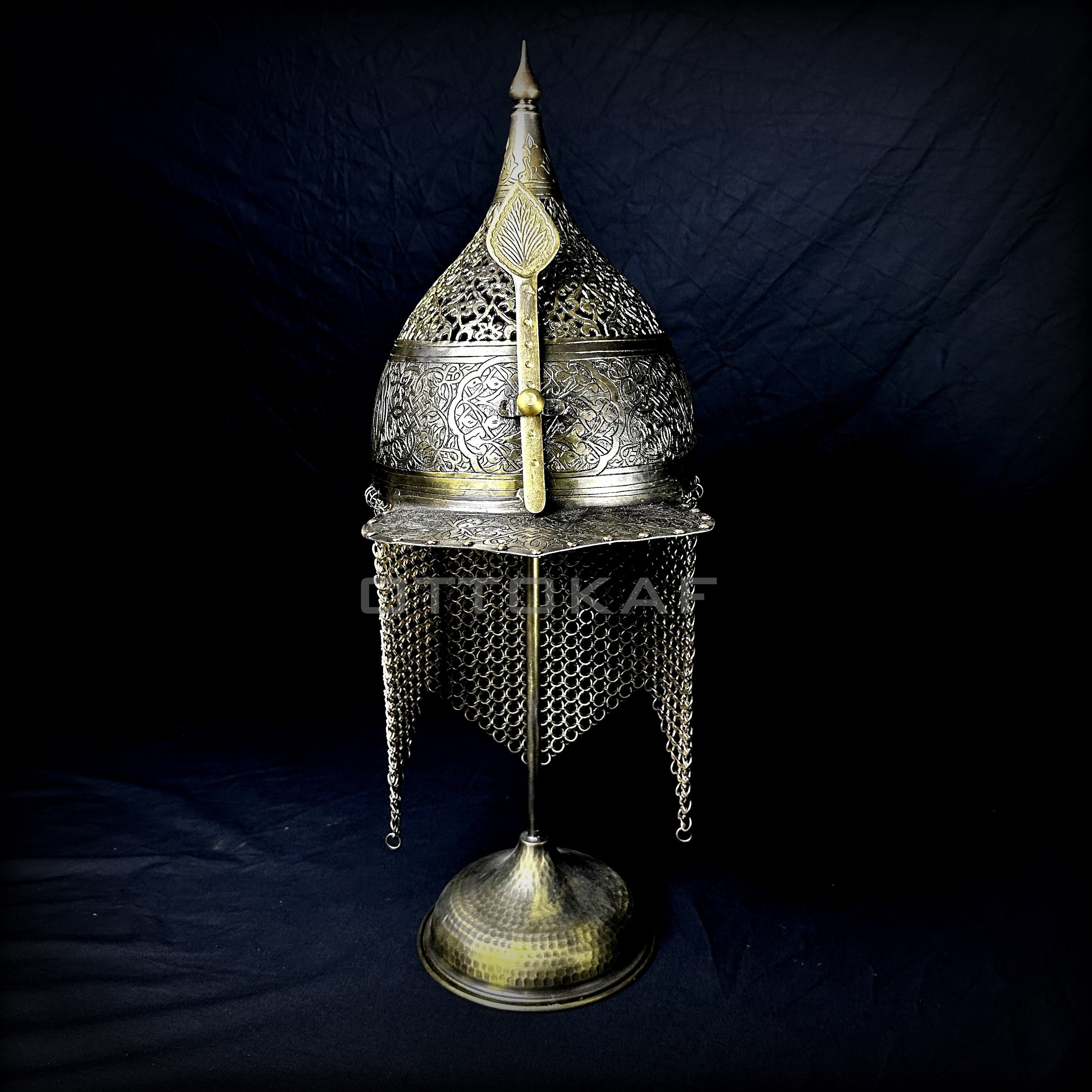 Ottoman Helmet Turkish Islamic Helmet Medieval Helmet Turkish Warrior ...