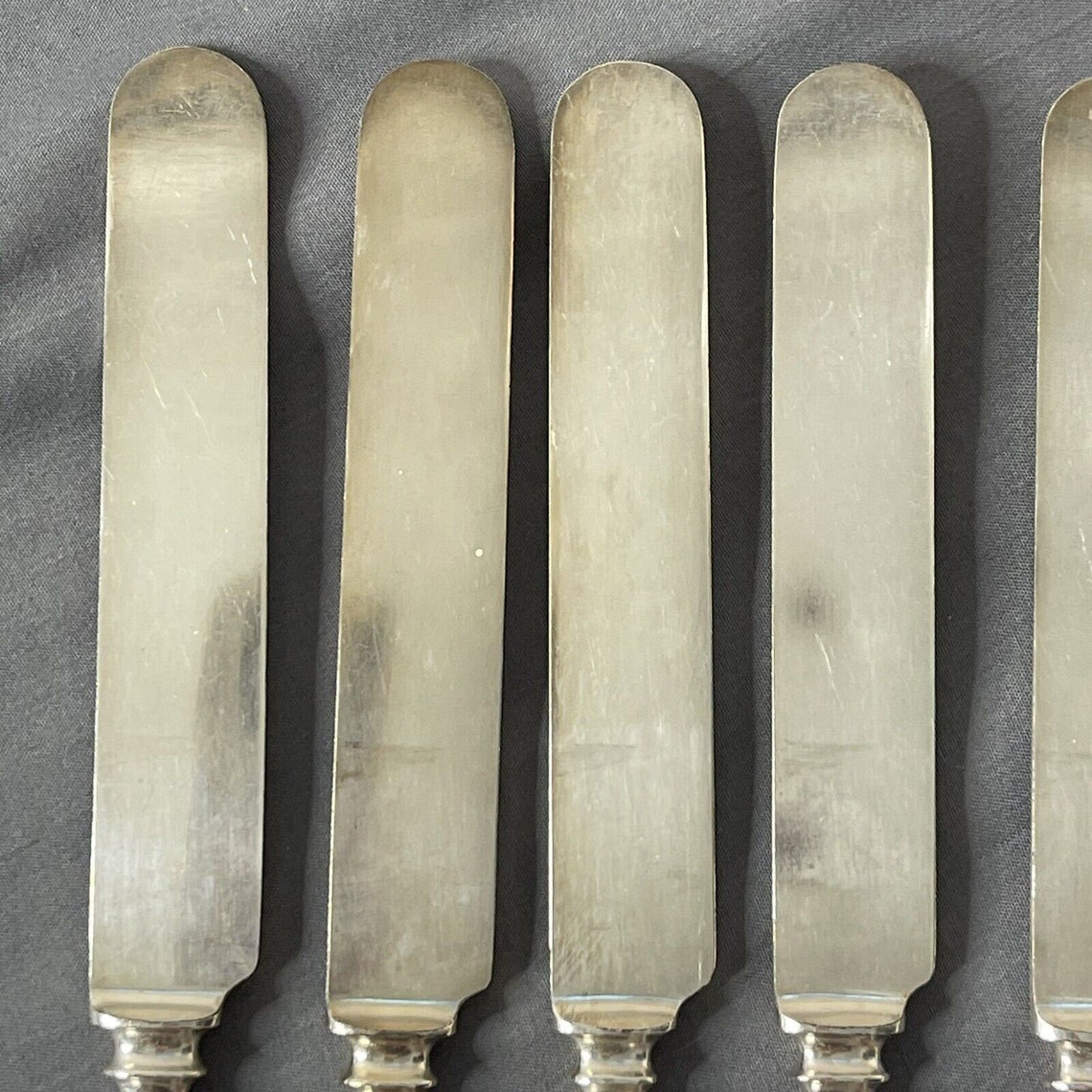 6 Butter Knives Embossed Handles 1882 Rogers Silverplate Rare Floral - Etsy