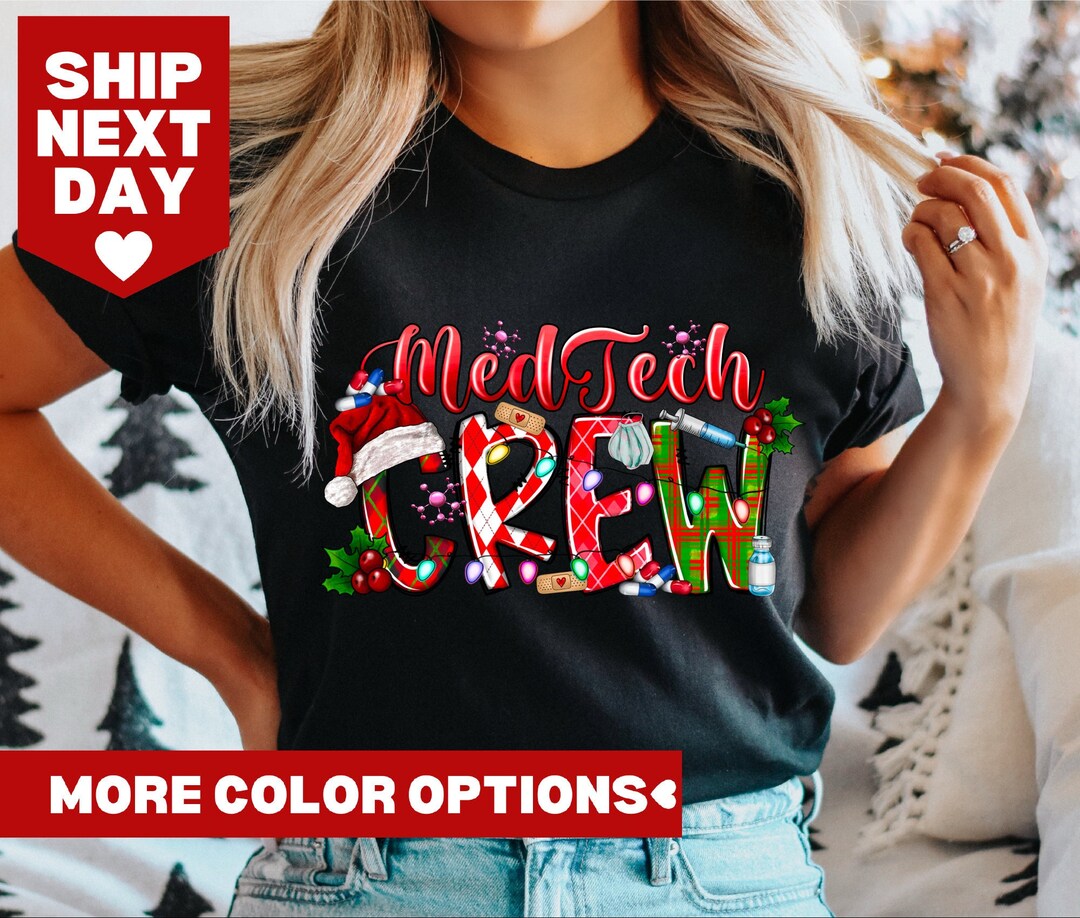 Med Tech Christmas Shirts, Medication Aide Sweatshirt, Christmas Shirt ...