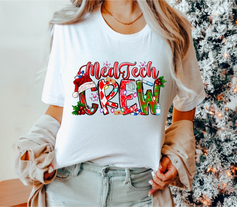 Med Tech Christmas Shirts, Medication Aide Sweatshirt, Christmas Shirt ...