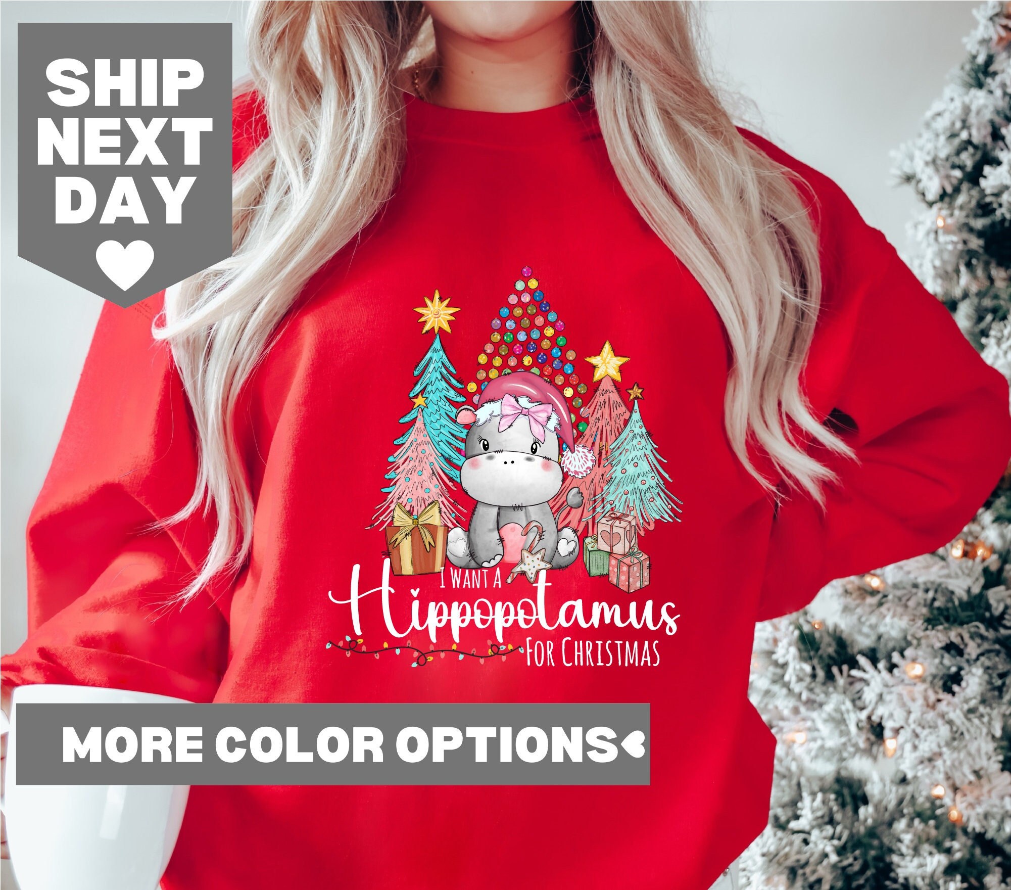 I Want A Hippopotamus For Christmas Shirt