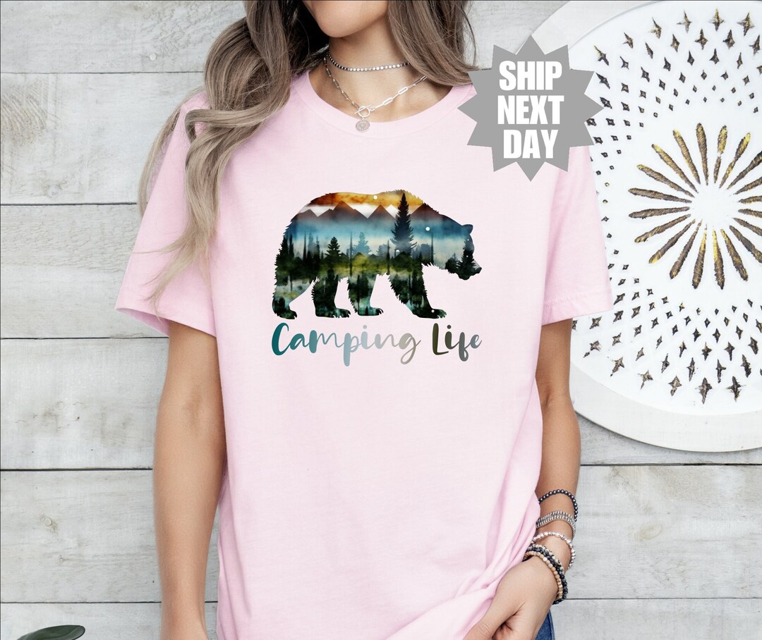 Camping Life Shirts, Camper T-shirt, Camp Group Shirts, Adventure Shirt ...
