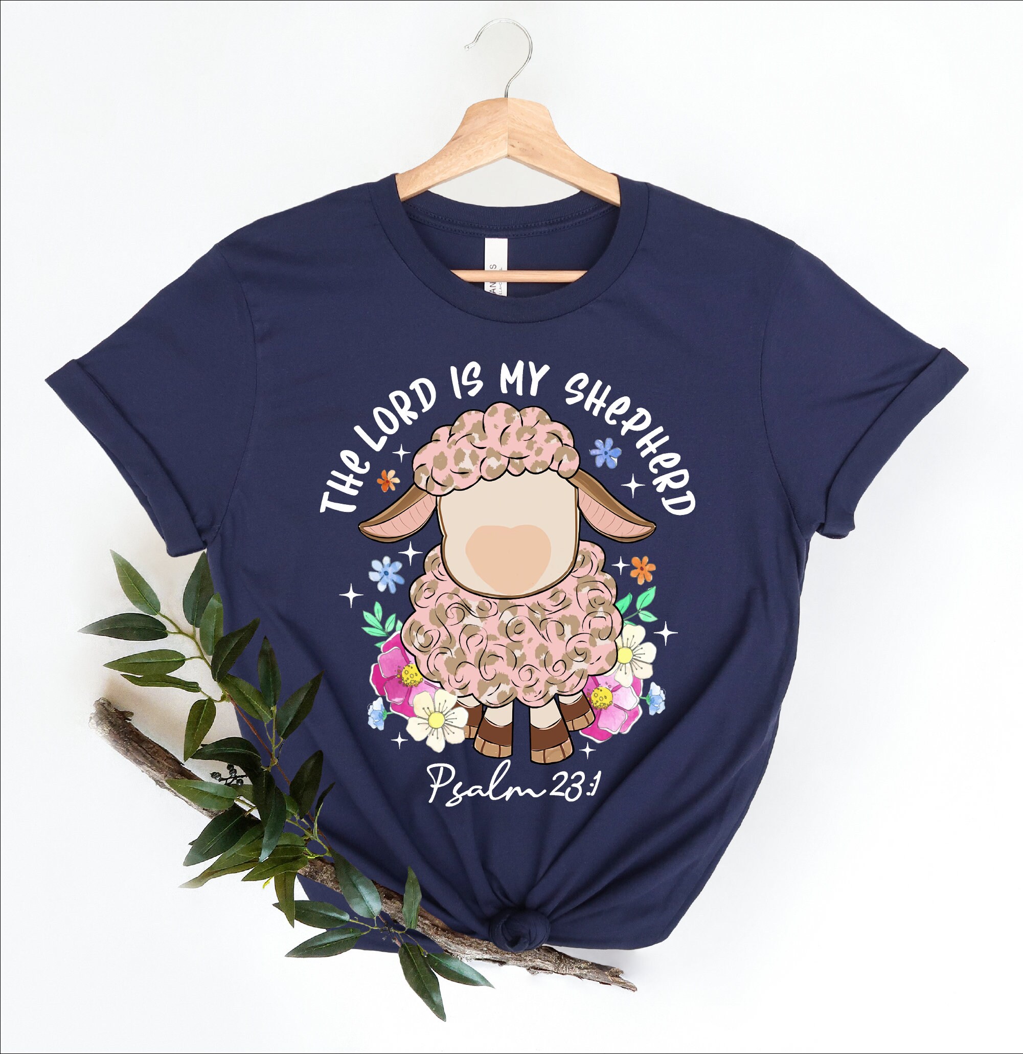 The Lord is My Shepherd T-shirt, Christian Easter T-shirt, Easter ...
