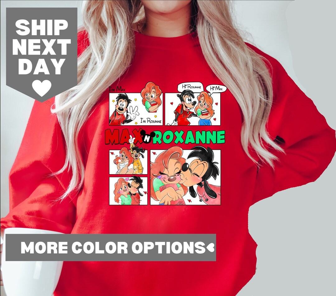 Disneyland Trip Gift, Disney A Goofy Movie Couples Roxanne and Max ...