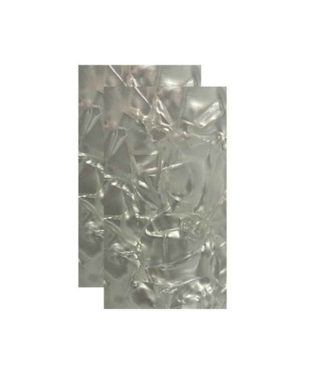 White Pearl Celluloid Sheets: Musical Instrument Decoration (2 Sheets ...