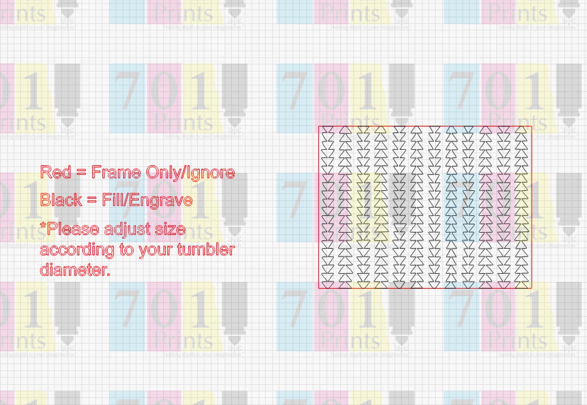 Aztec Arrow Digital Design for 40 Oz Tumblers, Digital File for ...