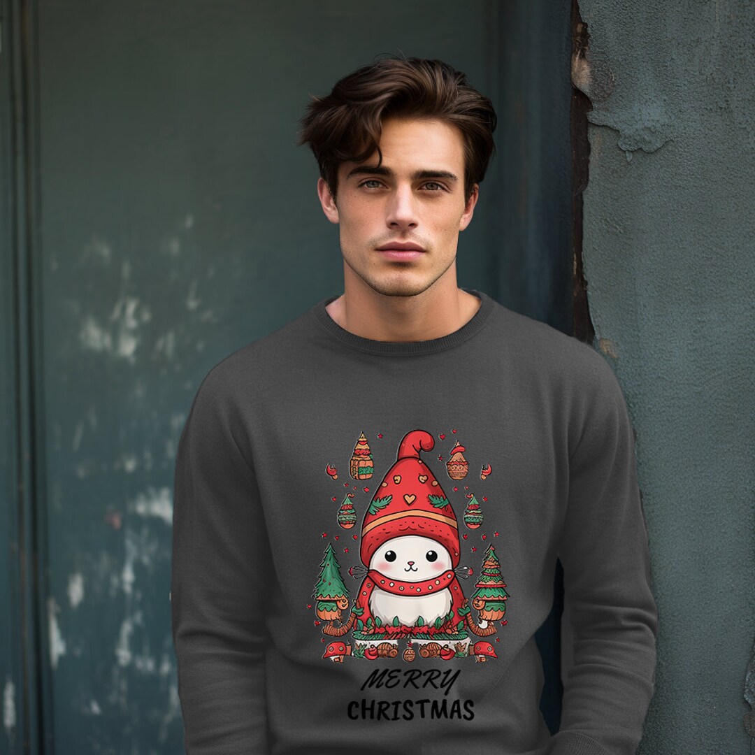 Christmas Sweater, Cute Holiday Shirt, Merry Christmas, Winter Sweater ...