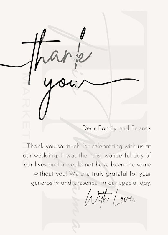 Simple Thank You Signature