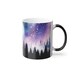 Color Changing Moon Coffee Mug, Northern Lights Celestial Moon Color ...