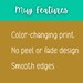 Color Changing Moon Coffee Mug, Northern Lights Celestial Moon Color ...
