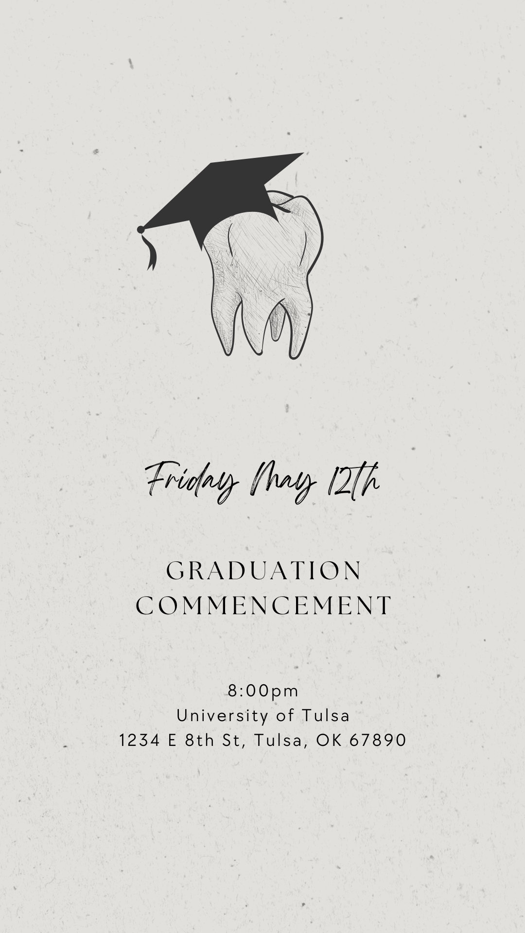 Dental Graduation Invitation Template - Etsy