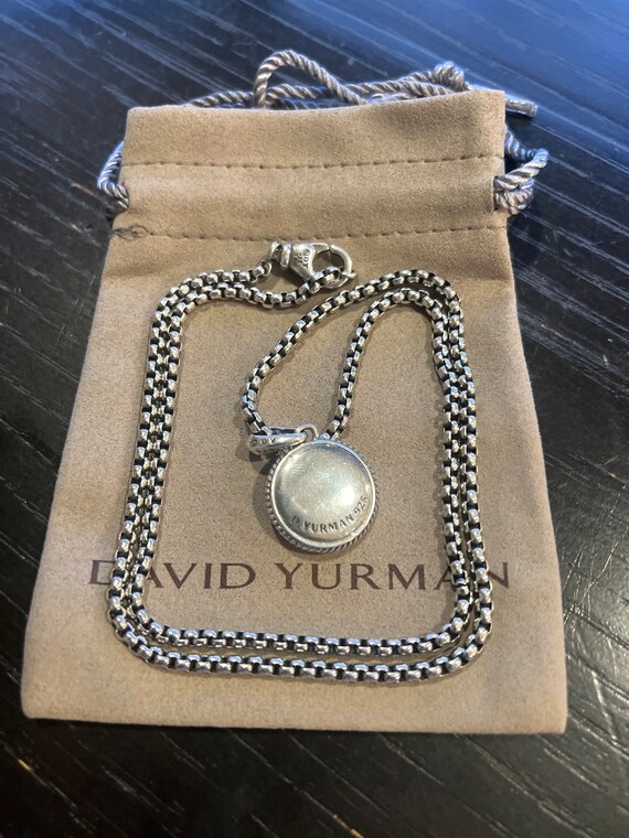 David Yurman Maritime Compass Amulet & 24” Box Chain … - Gem