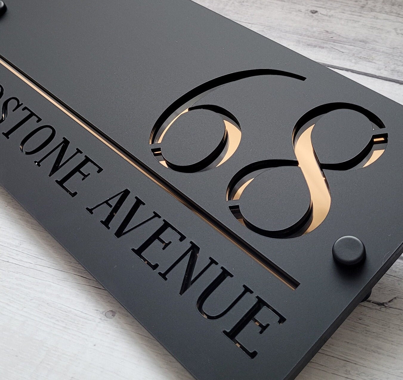 MODERN HOUSE SIGN Address Plaque House Number House - Etsy