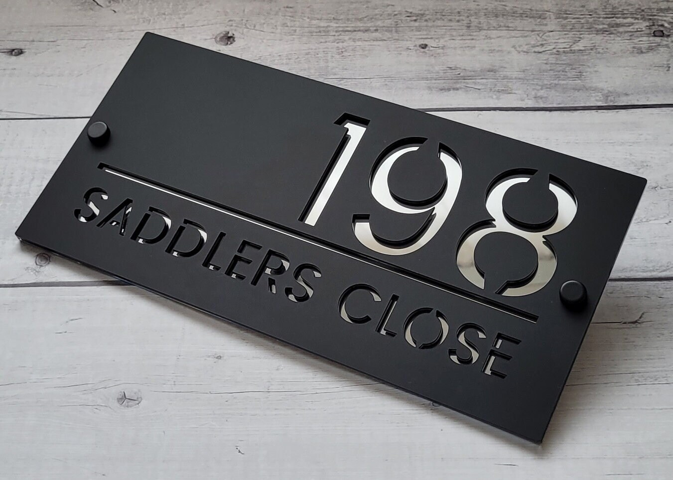 MODERN HOUSE SIGN Address Plaque House Number House - Etsy