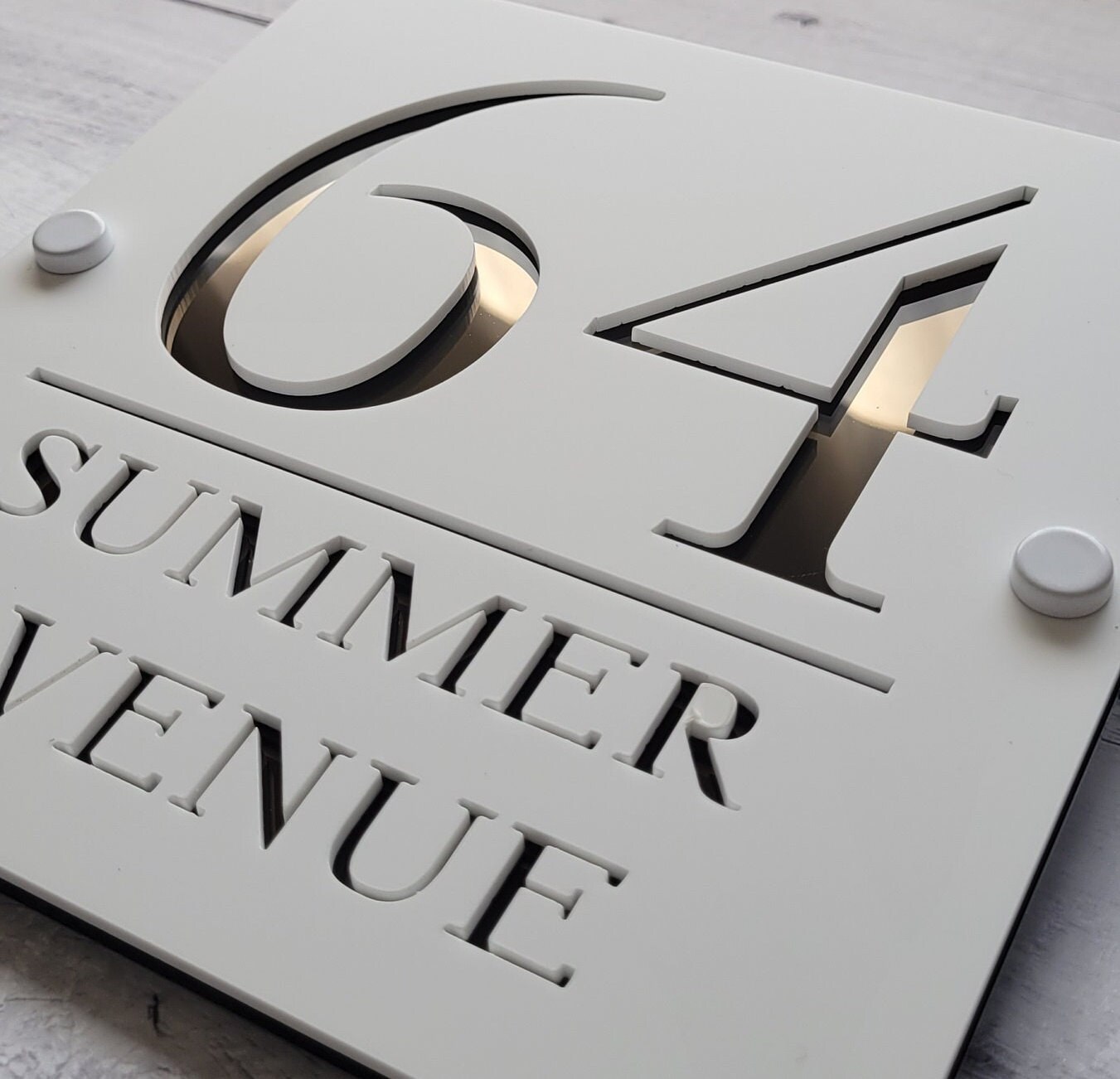 MODERN HOUSE SIGN | House Sign | House Number | Address Sign | 180mm X ...