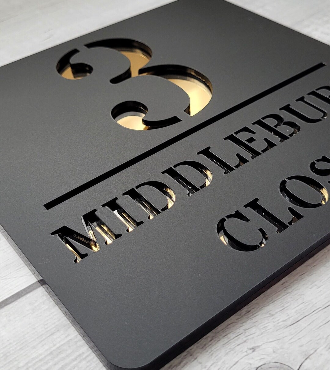 MODERN HOUSE SIGN | House Sign | House Number | Address Sign | 180mm X ...