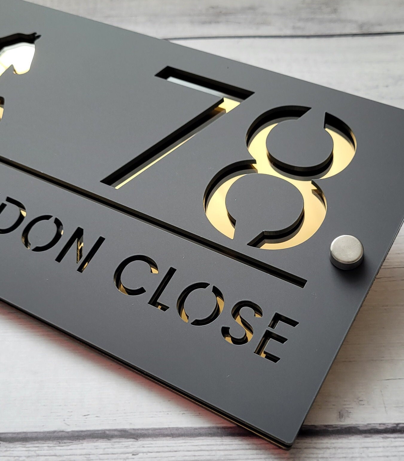 MODERN HOUSE SIGN House Number House Signs Horse House Sign Horse House ...