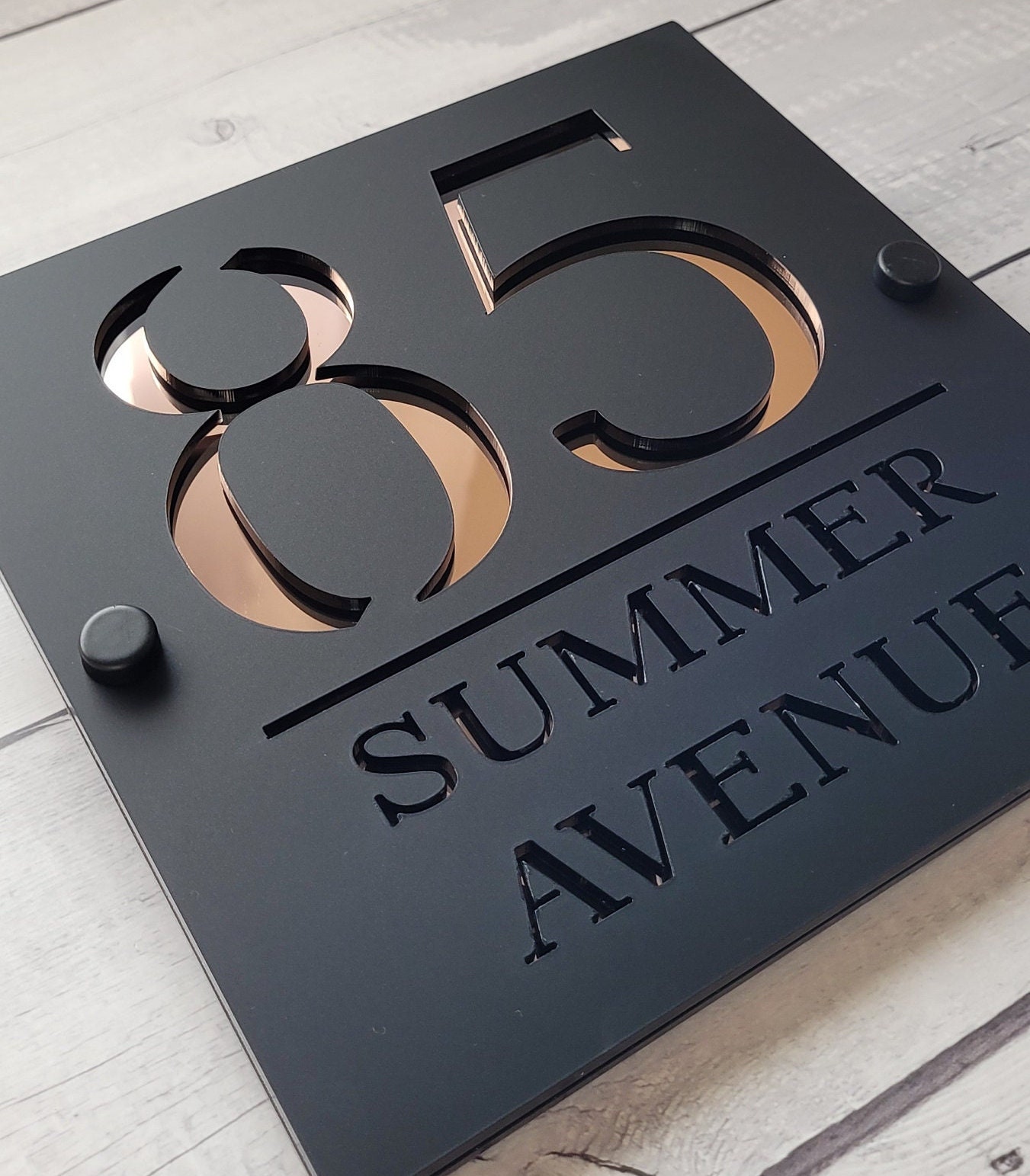 MODERN HOUSE SIGN | House Sign | House Number | Address Sign | 180mm X ...