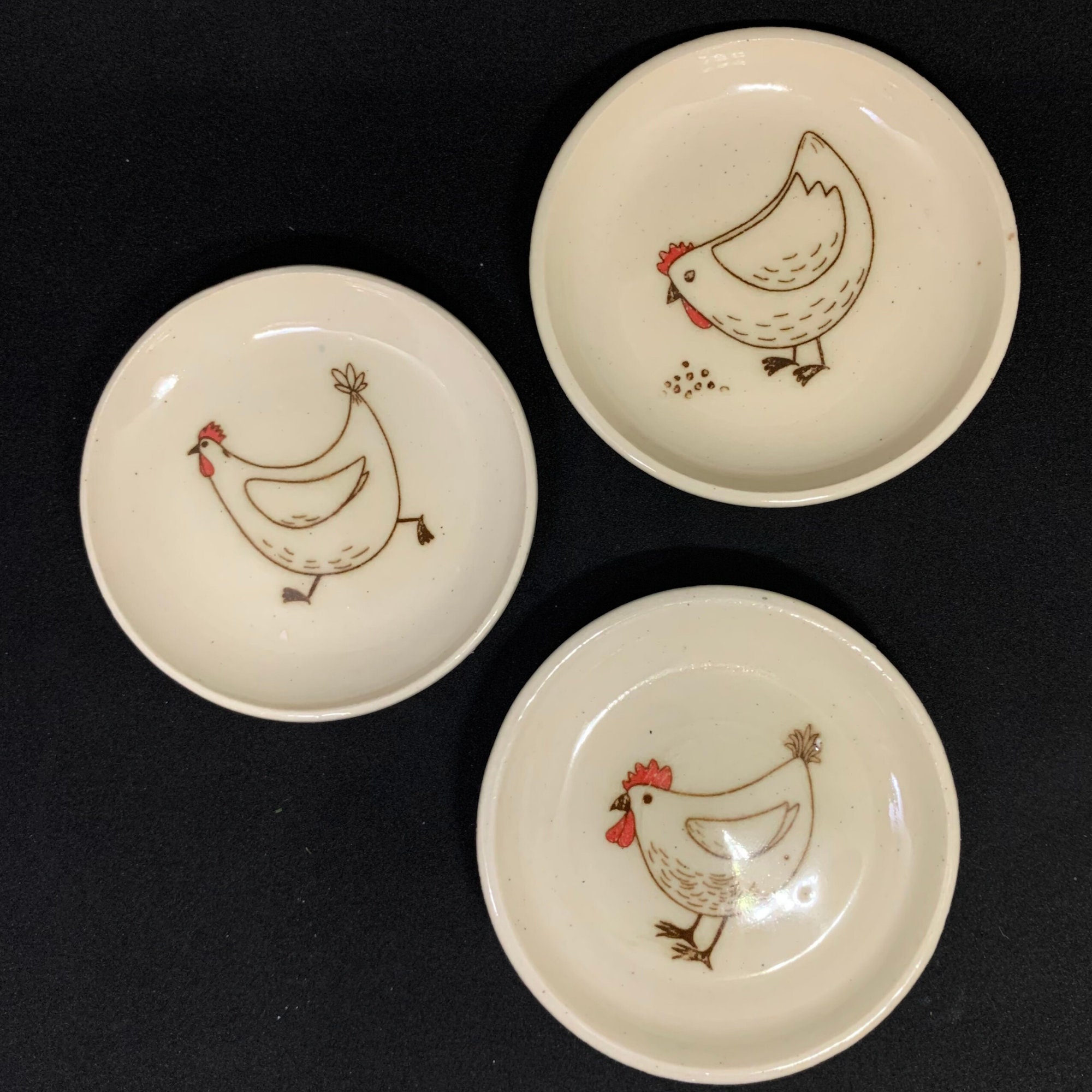 Chicken Plate Small Farmhouse Dish Cute Handmade Wall Art - Etsy