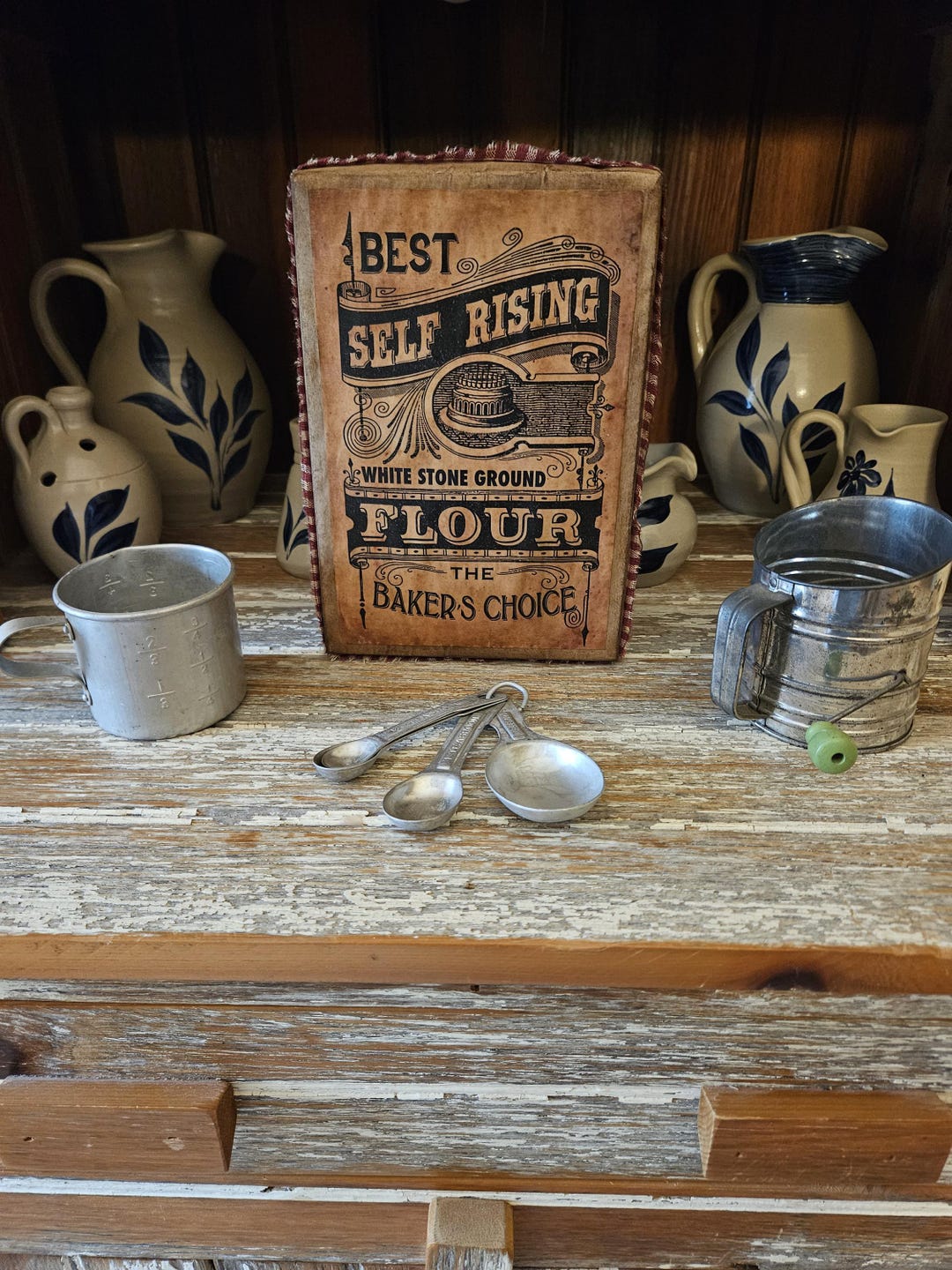 Primitive Faux Flour Box - Etsy